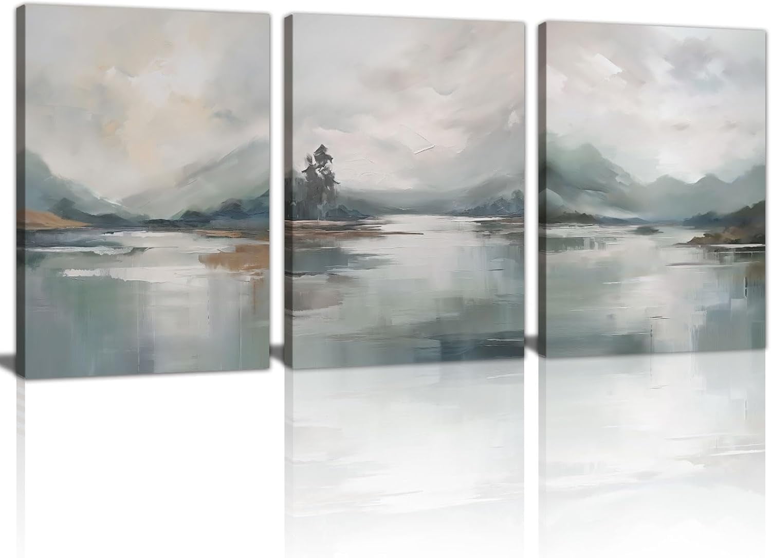 Islamic Canvas Wall Art Beige Ayatul Kursi Wall Pictures Quran Poster ...