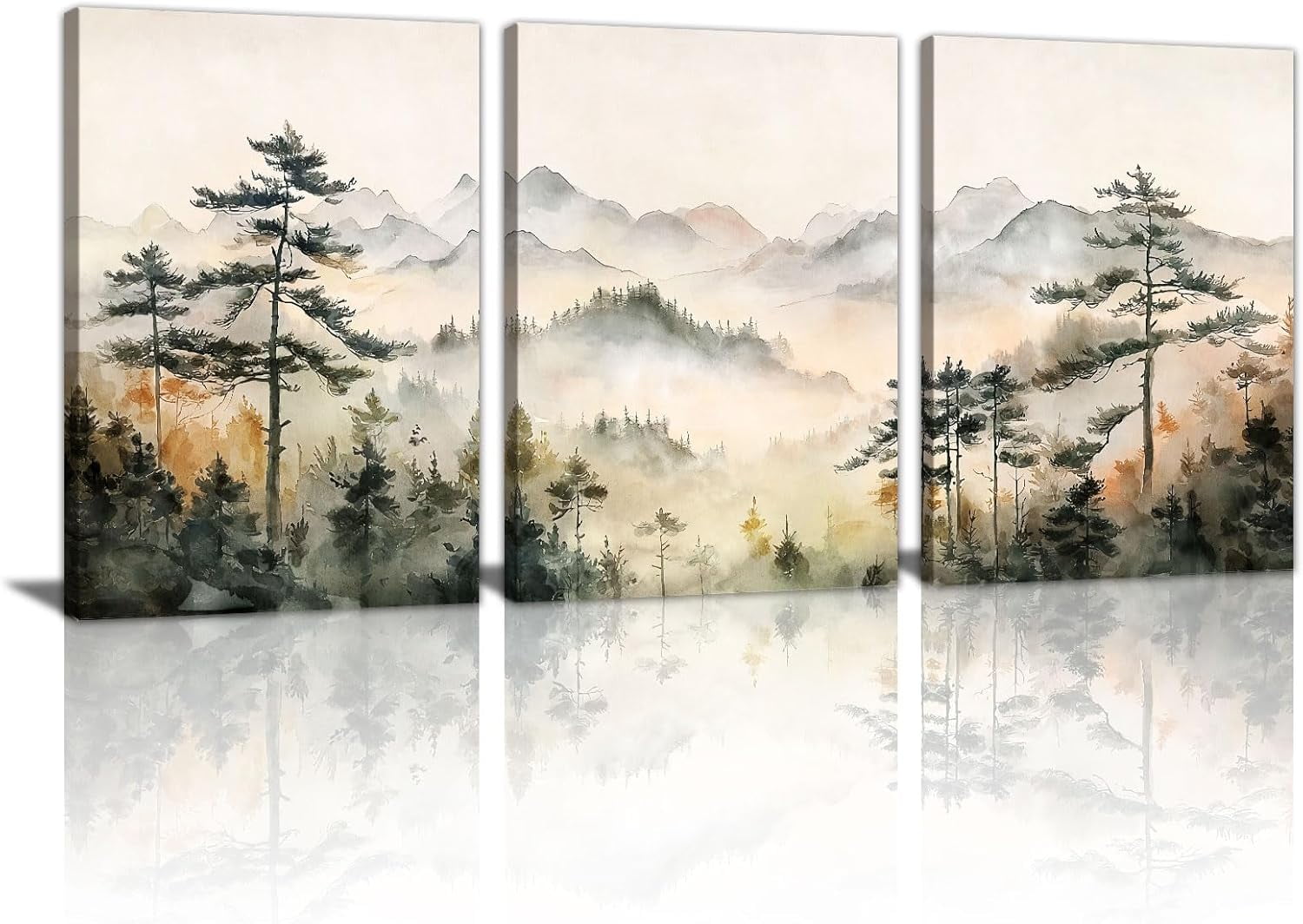 Islamic Canvas Wall Art Beige Ayatul Kursi Wall Pictures Quran Poster ...