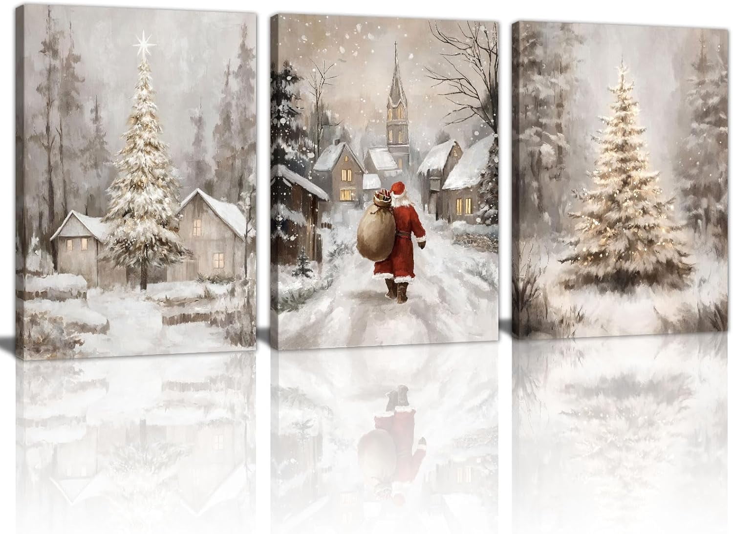 Islamic Canvas Wall Art Beige Ayatul Kursi Wall Pictures Quran Poster ...