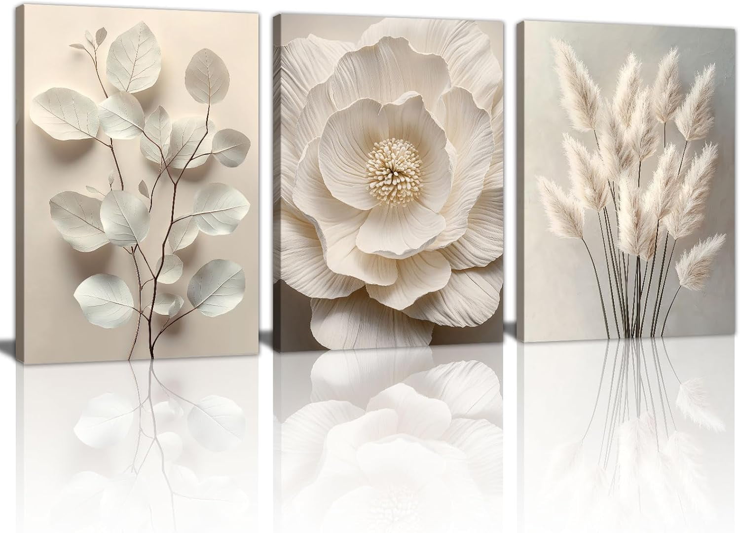 Islamic Canvas Wall Art Beige Ayatul Kursi Wall Pictures Quran Poster ...