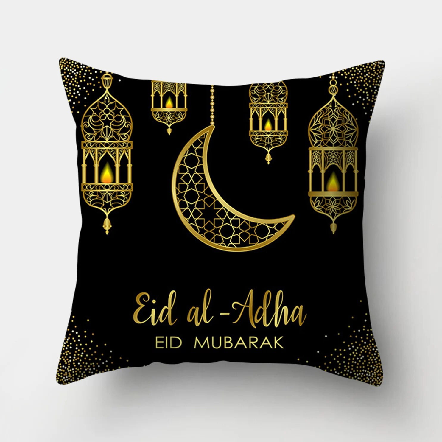 Islamic Eid Mubarak Decorations For Home Moon Cushion Cover Ramadan ...