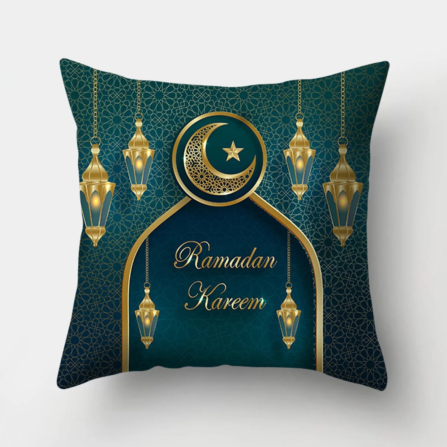 Islamic Eid Mubarak Decorations For Home Moon Cushion Cover Ramadan ...
