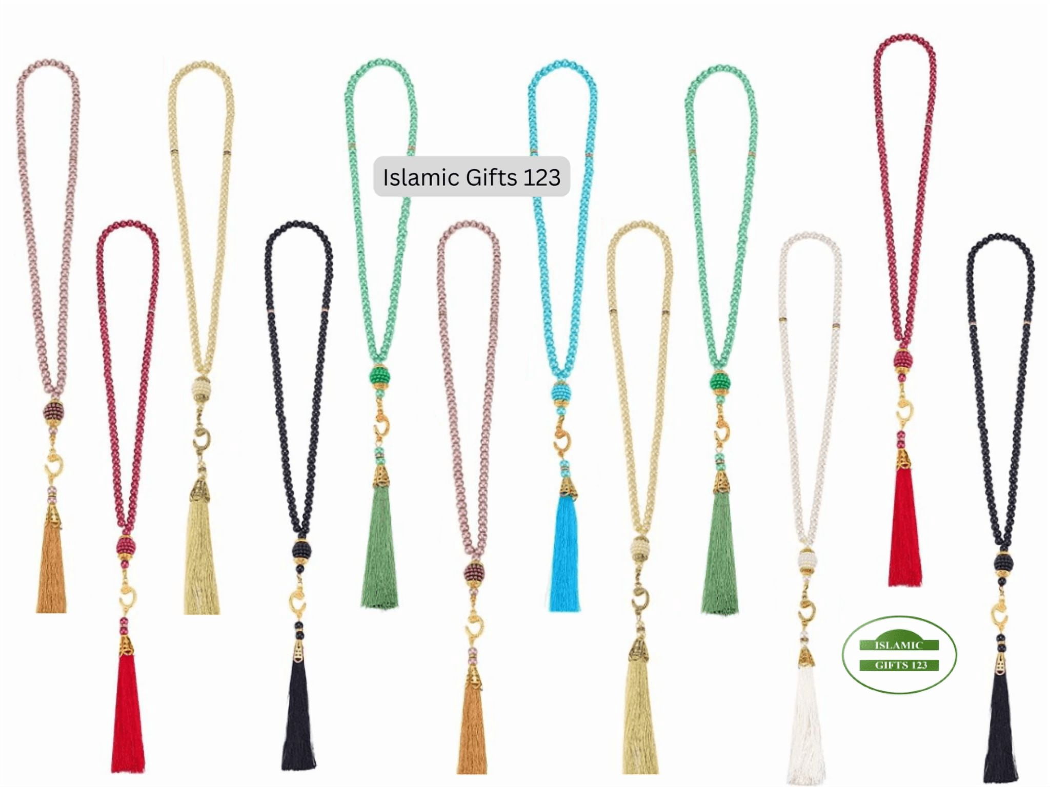 Islamic Favors [40 PACK] Islamic Wedding Favors Muslim Prayer Beads ...