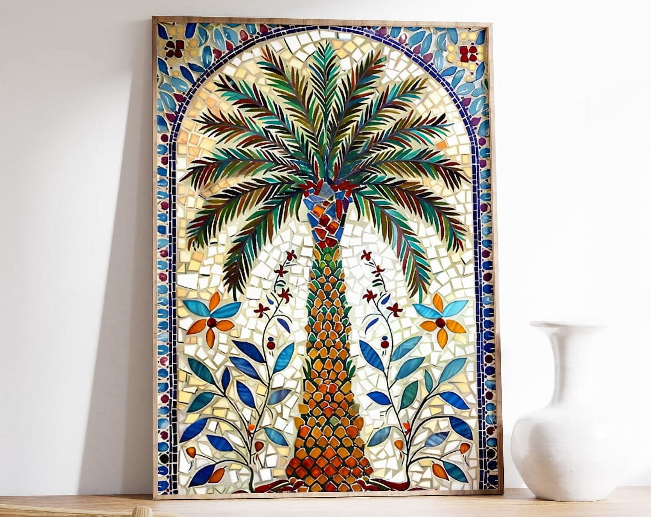 Islamic Floral Art Poster, Traditional Islamic Print, Islamic Artwork ...