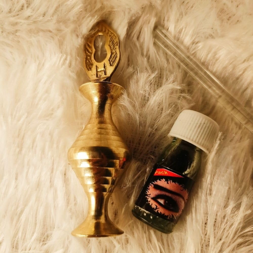 Islamic Golden Surme Dani for Surma Kajal Powder Storing Surme Dani ...