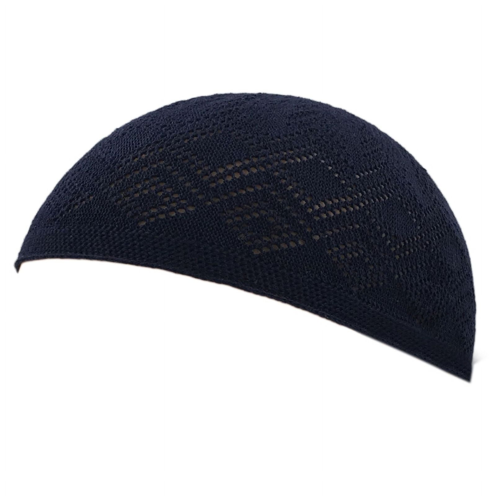 Islamic Muslims Cototn Kufi Prayer Hat Taqiyah Takke Skull Caps Men ...