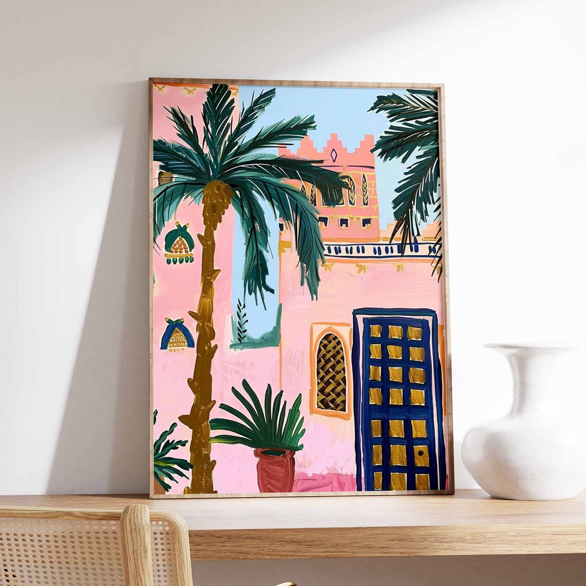 Islamic Poster, Middle Eastern Decor, Botanical Print, Arabic Wall Art ...