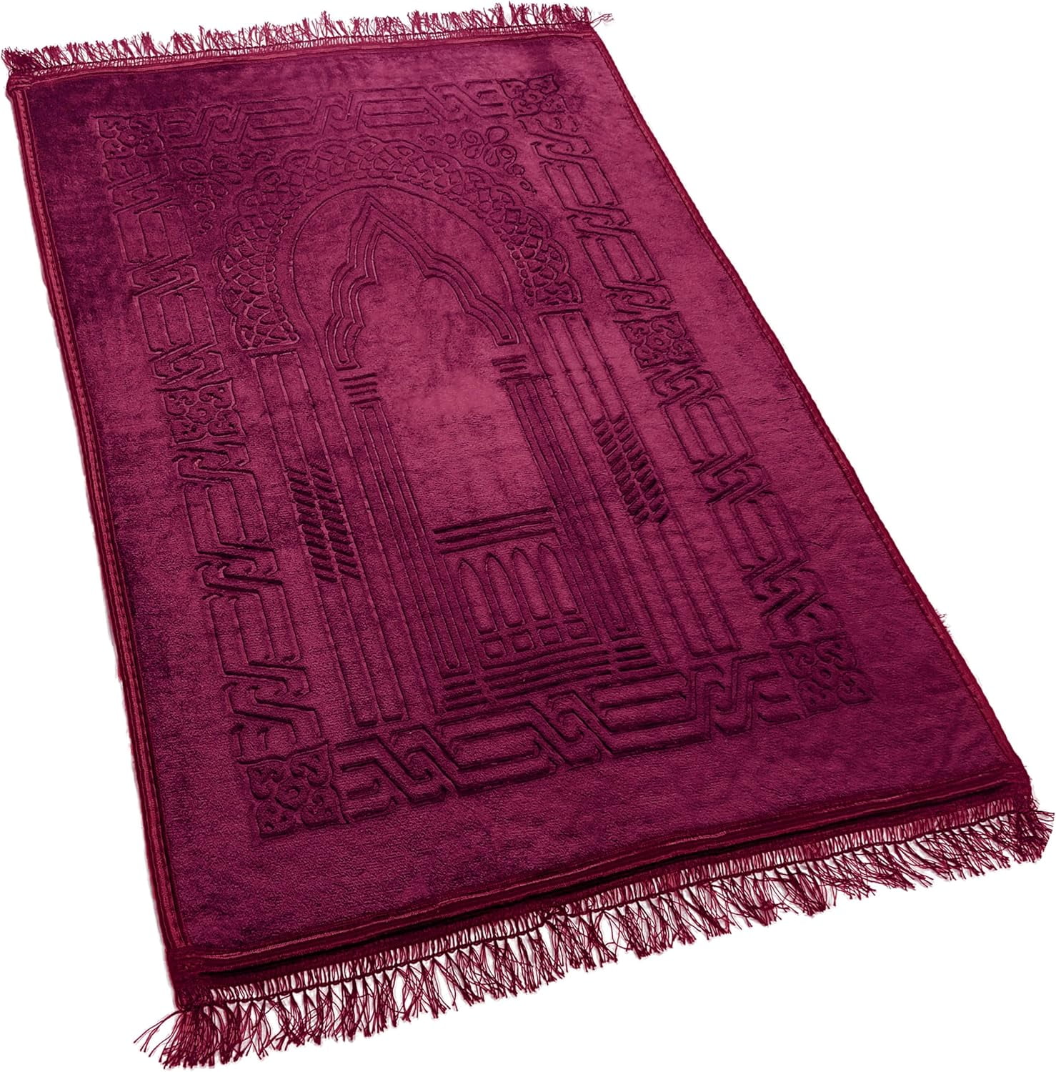 Islamic Prayer Rug Oversized Soft Thick Plush Musallah Mat for Men ...
