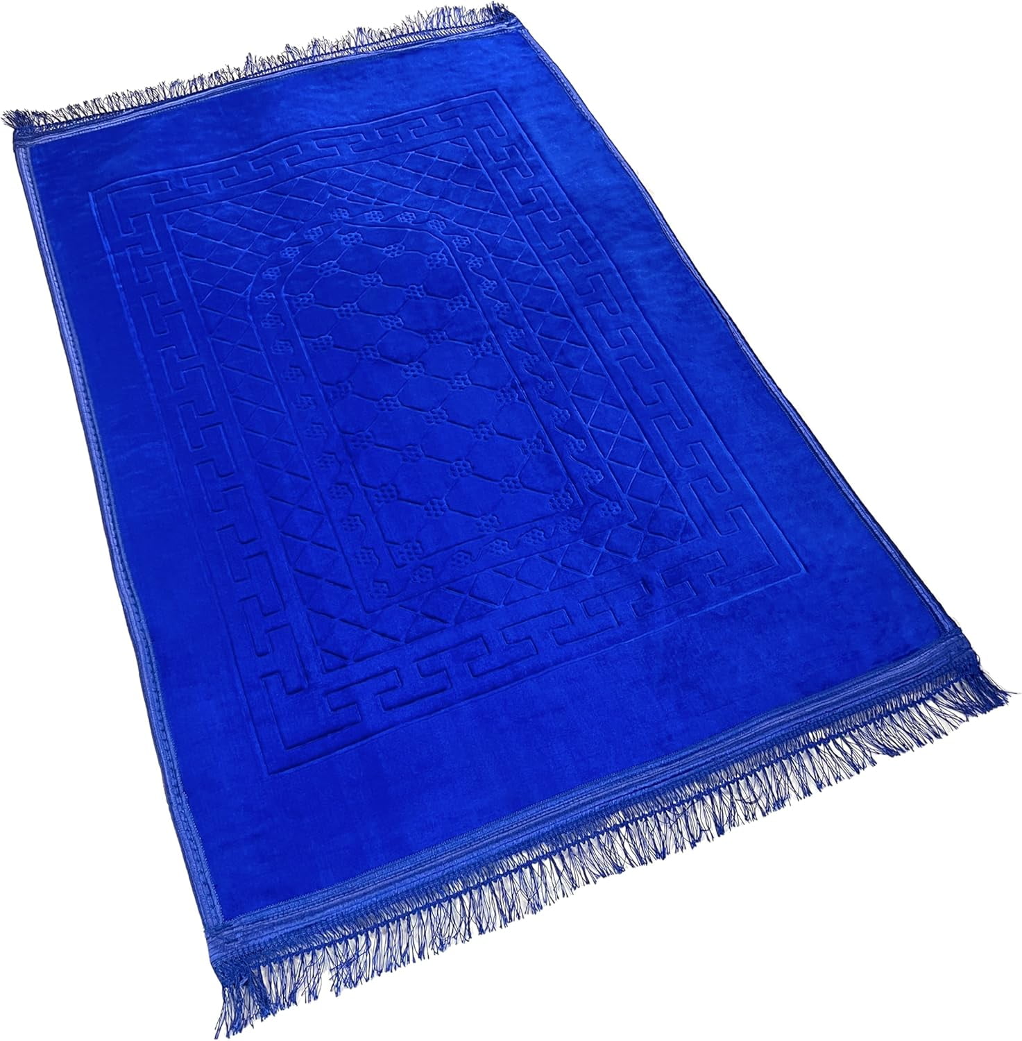 Islamic Prayer Rug Oversized Soft Thick Plush Musallah Mat for Men ...
