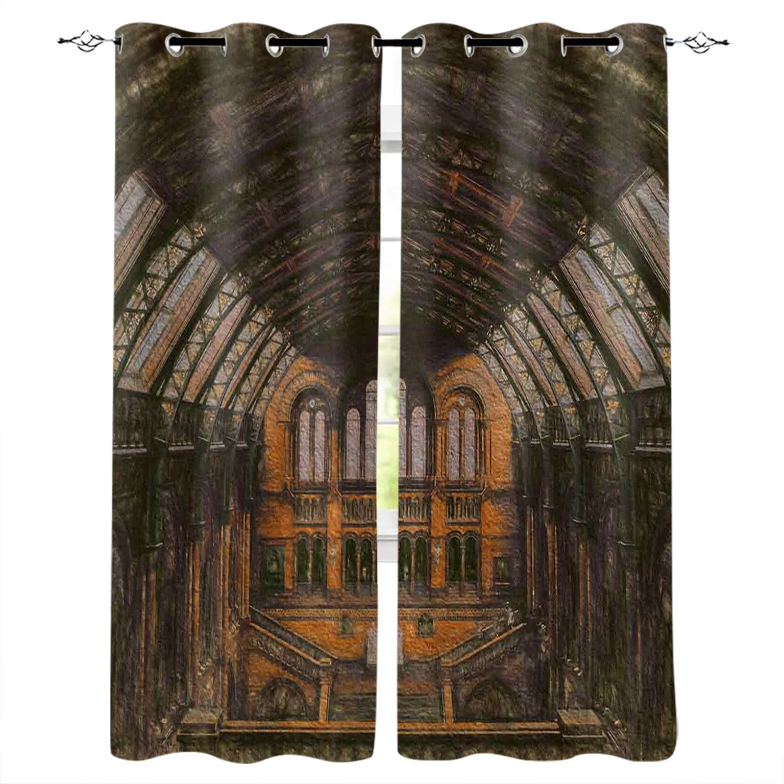 Islamic Religious Church Room Curtains Large Window Living Room Outdoor ...