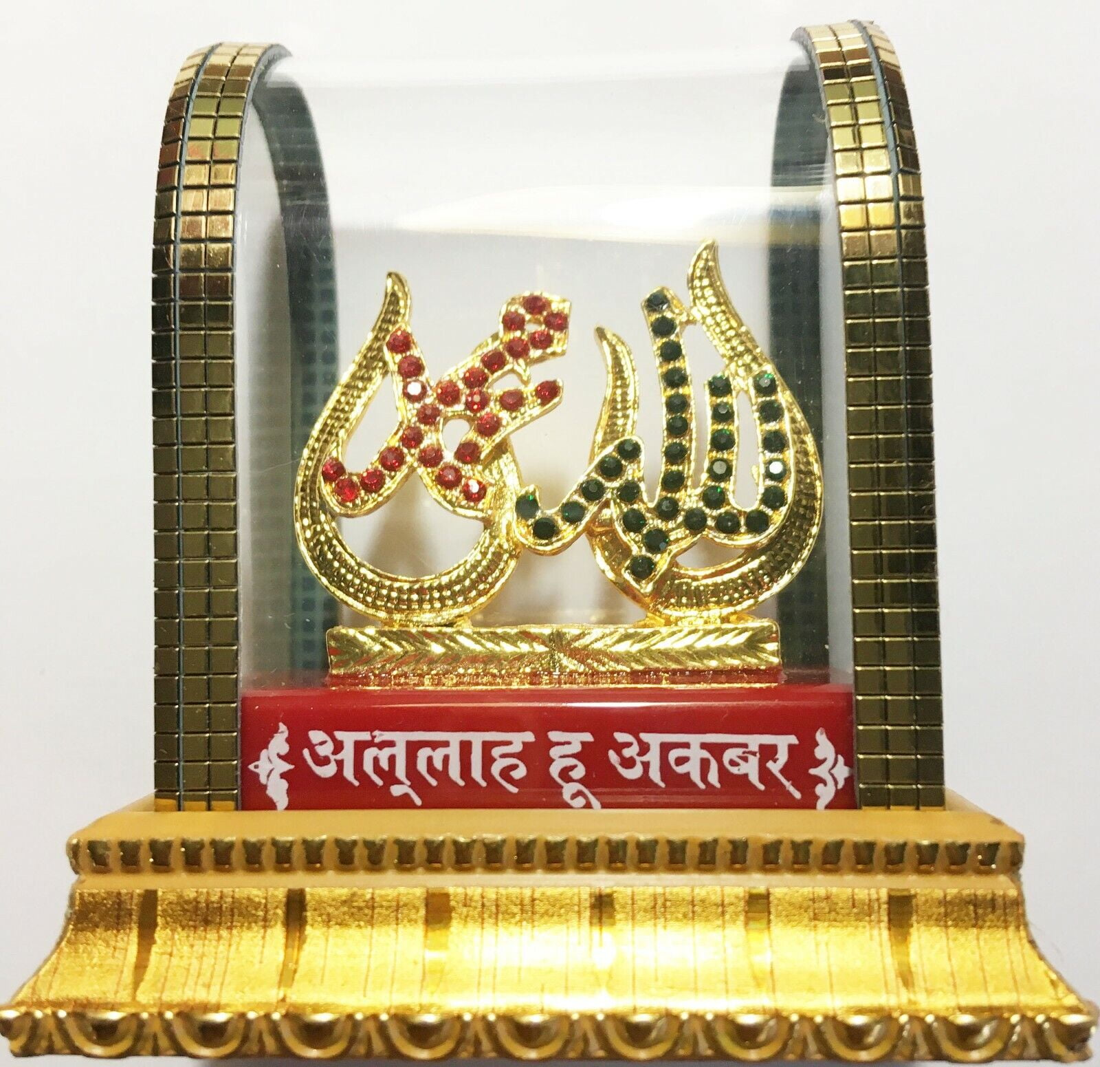 Islamic Religious Symbol Allah Idol In Acrylic Box Statue H-3 ...