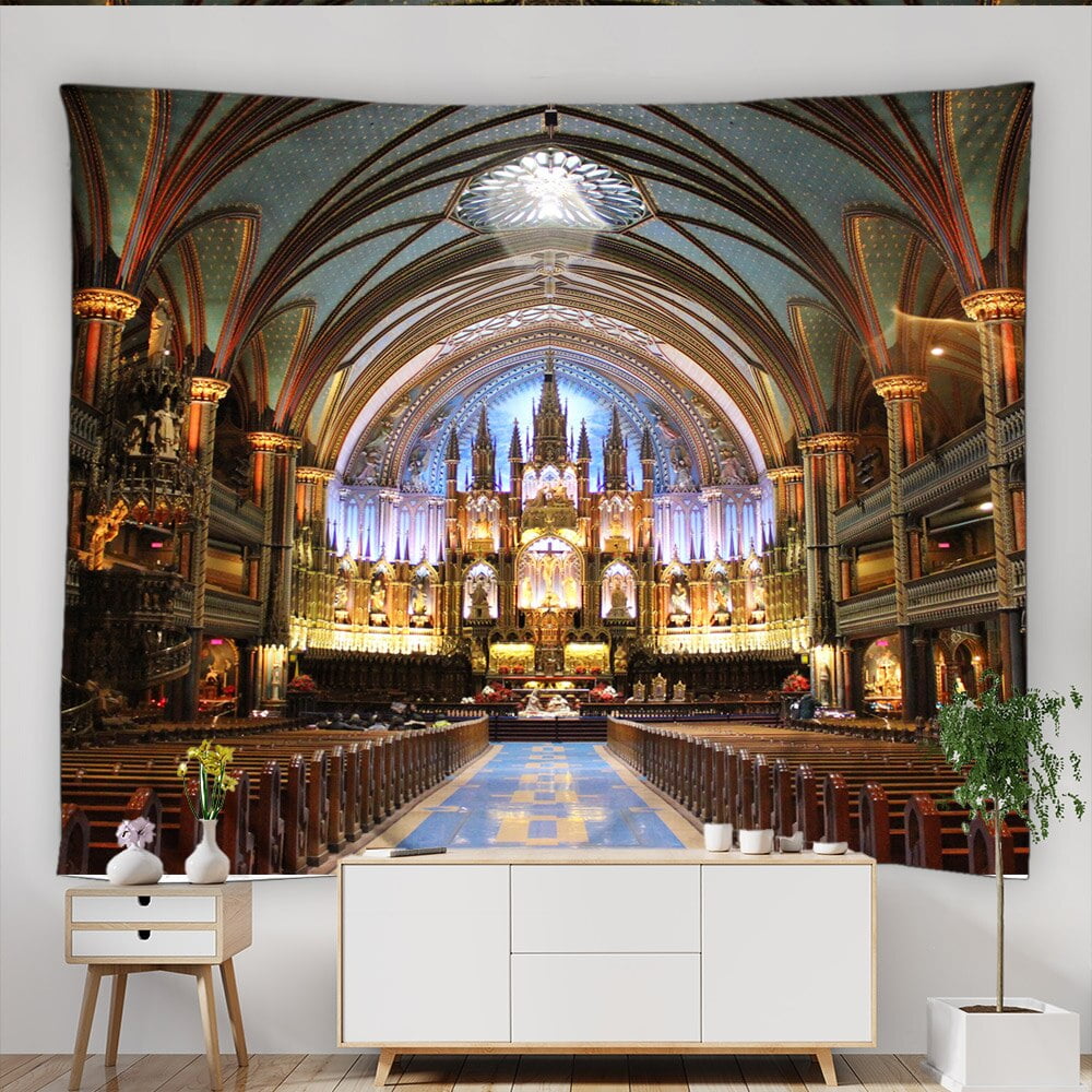 Islamic Retro Geometric Pattern Tapestry Moroccan Architectural Wall ...