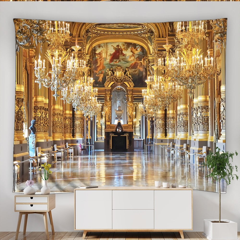 Islamic Retro Geometric Pattern Tapestry Moroccan Architectural Wall ...