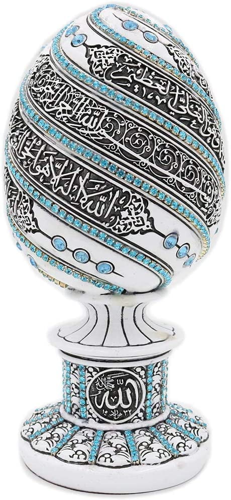 Islamic Table Decor Gift Egg Sculpture Statue Muslim Showpiece Home ...