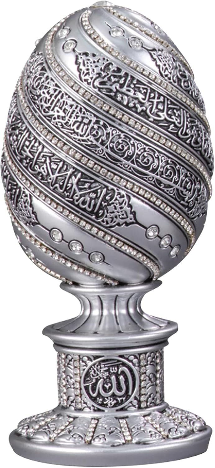 Islamic Table Decor Gift Egg Sculpture Statue Muslim Showpiece Home ...