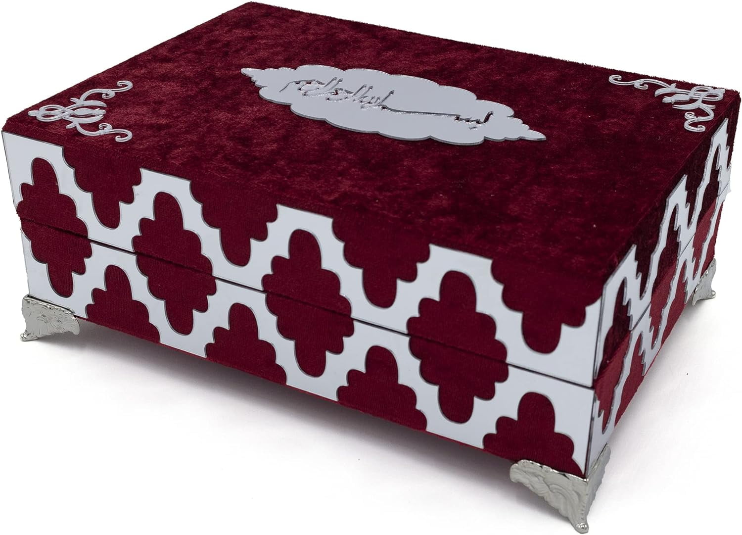 Islamic Turkish Holy Quran in Arabic with Keepsake Velvet Gift Case ...