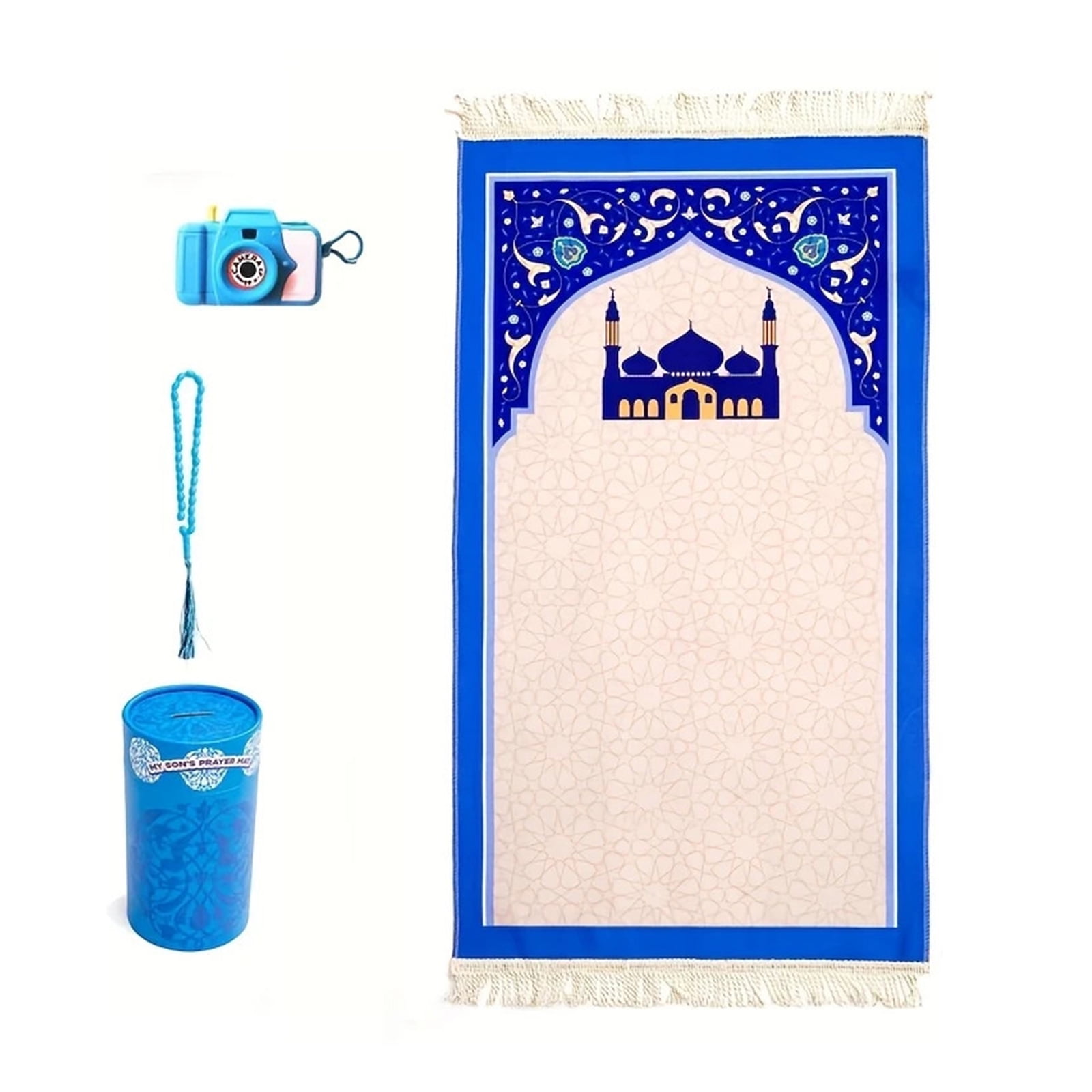 Islamics Muslims Soft Children Prayer Mats Portable Travel Prayer Rugs ...