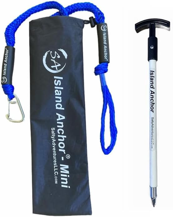 Island Anchor - Mini - 3/4" x 18" Shallow Water anchor Pole - Spike ...