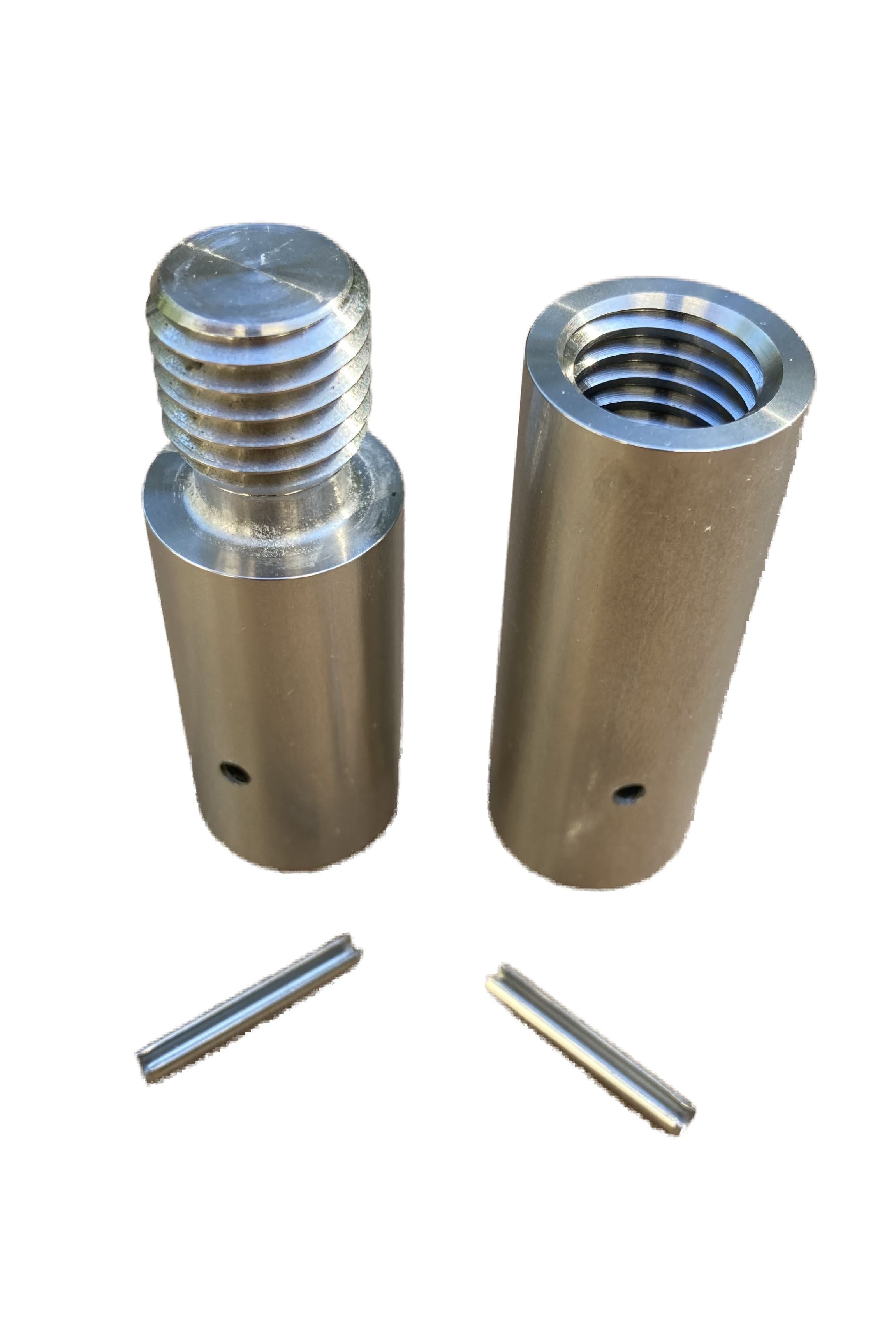 Island Anchor - Pole Coupler Connector - 3/4" Set (Male and Female) - Walmart.com