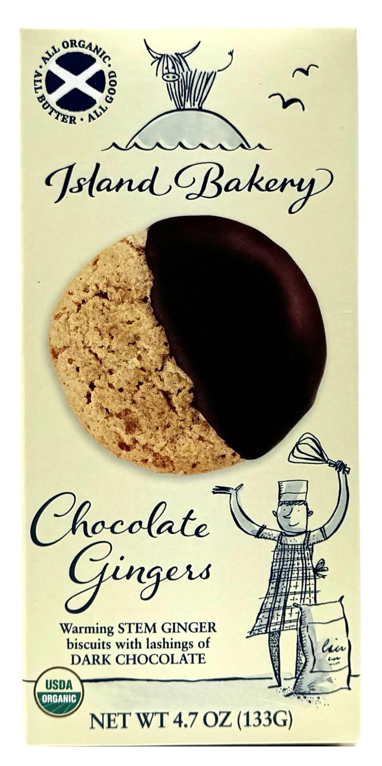 Island Bakery Chocolate Ginger IRF13 Cookies - Scottish Ginger Biscuits ...