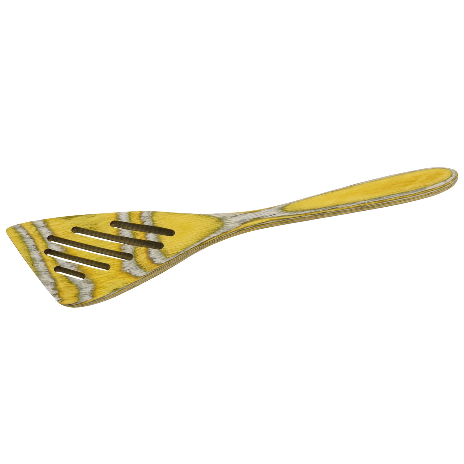 Island Bamboo 8-Inch Pakkawood Mini Slotted Spatula, Lemon - Walmart.com