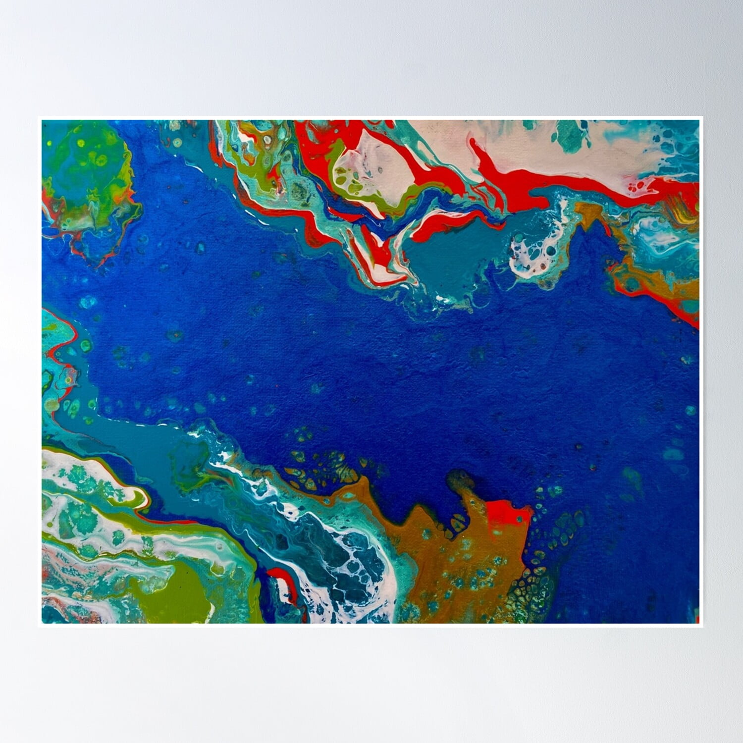 Island Bliss Poster Wall Art, Modern Wall Decor, 12x18 UNFRAMED ...