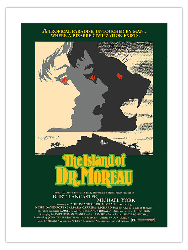The Island of Dr. Moreau - Starring Burt Lancaster Michael York ...