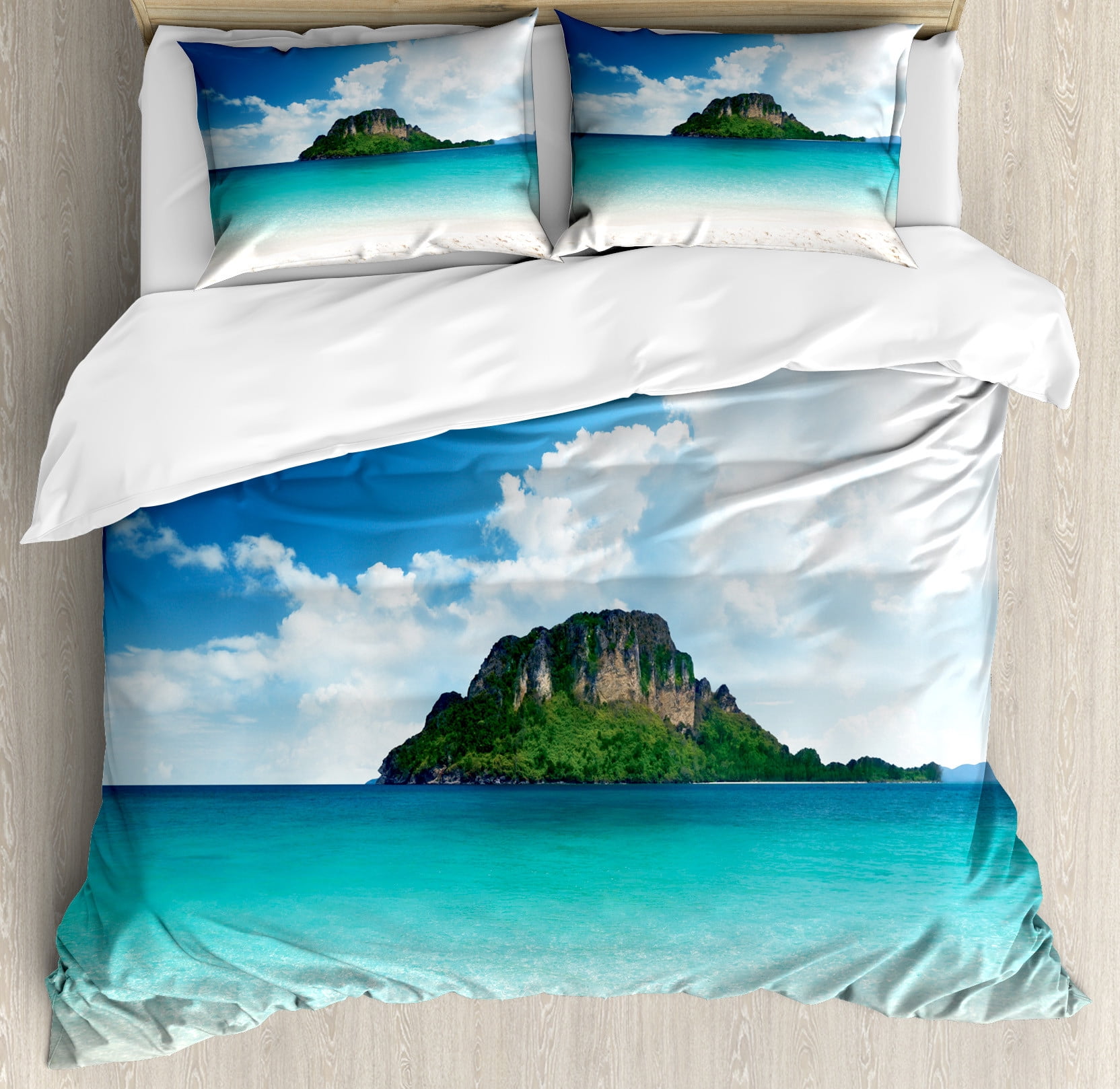 Island Duvet Cover Set, Poda Island in Thailand South Tropic Paradise ...