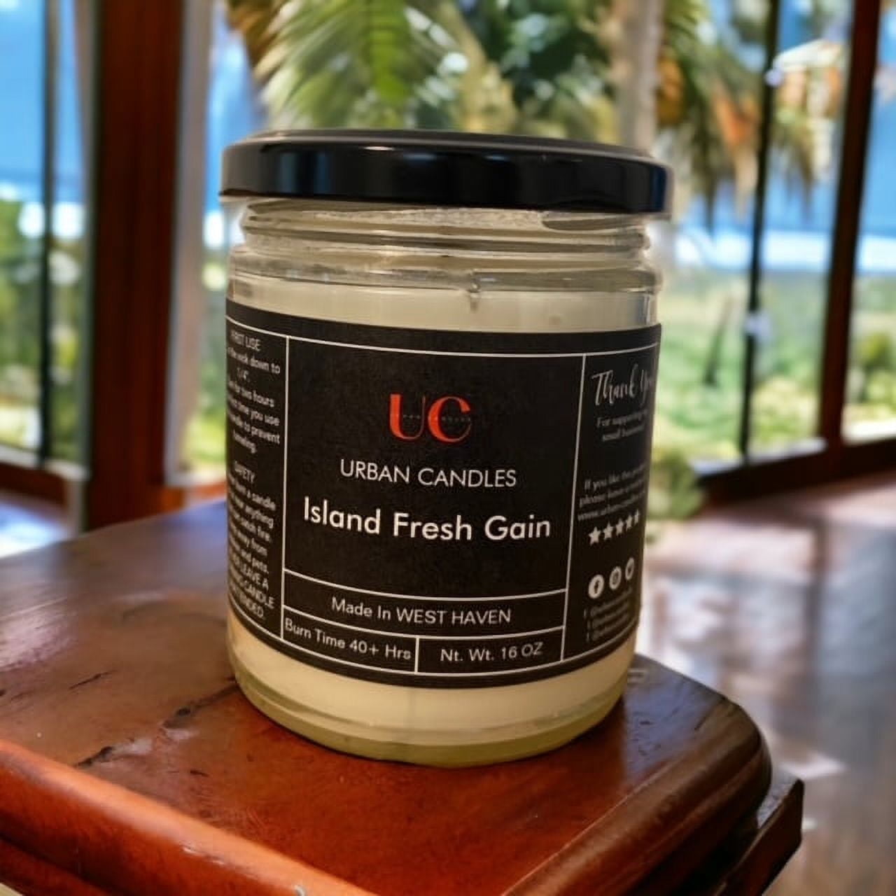 Island Fresh Gain Scented Candle 8 oz - Walmart.com