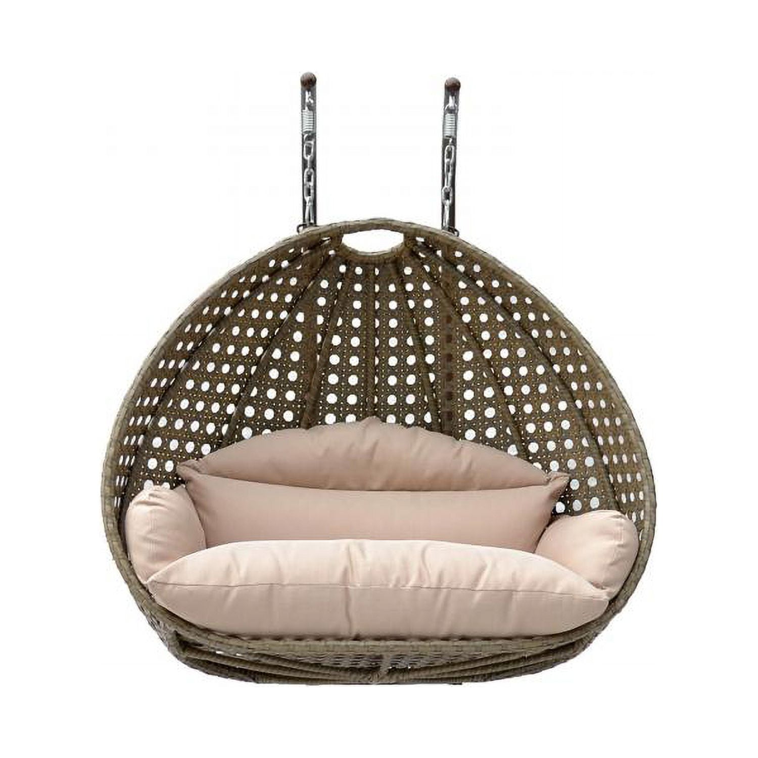 Island Gale Elegant Design Double SEAT Wicker Swing Chair DIY Suit Your ...