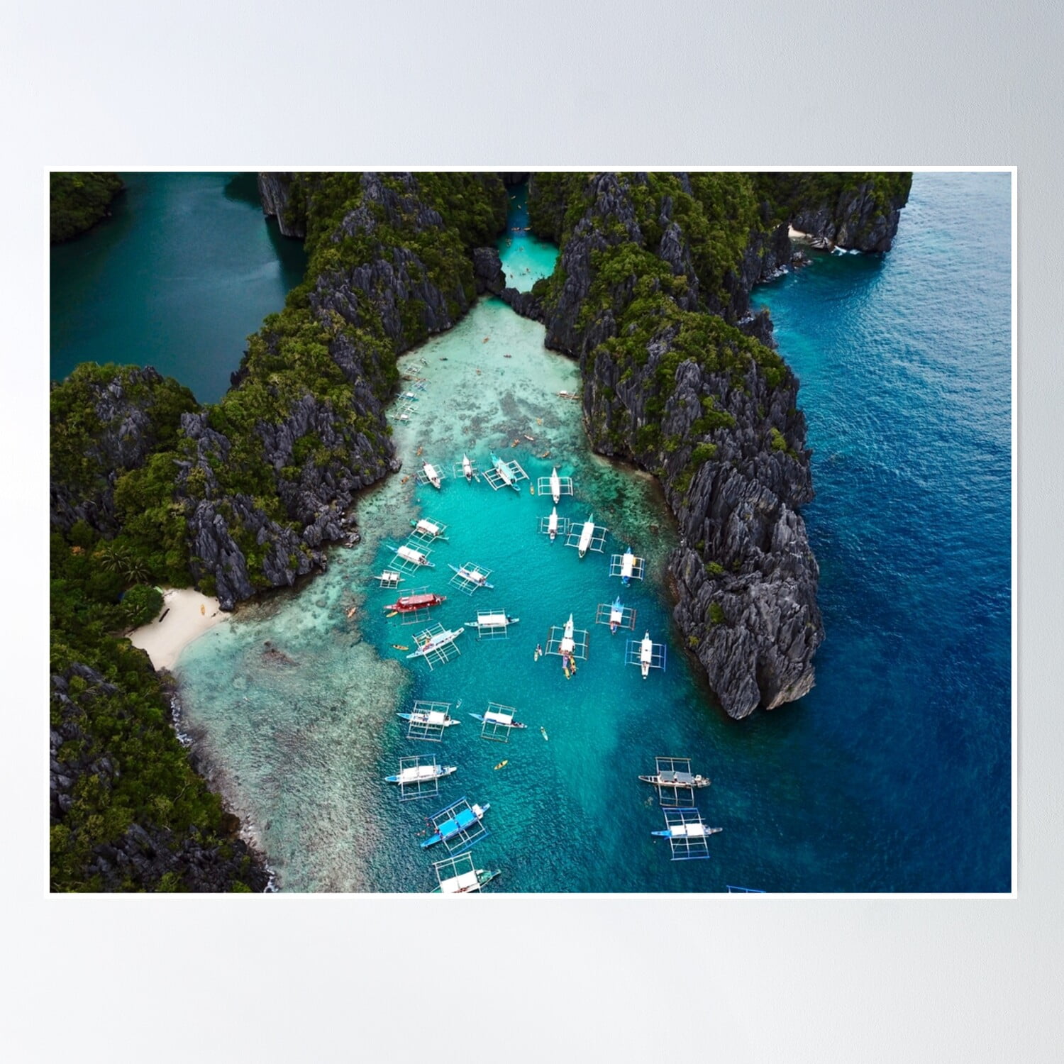 Island Hopping Poster Wall Art, Modern Wall Decor, 24x36 UNFRAMED ...