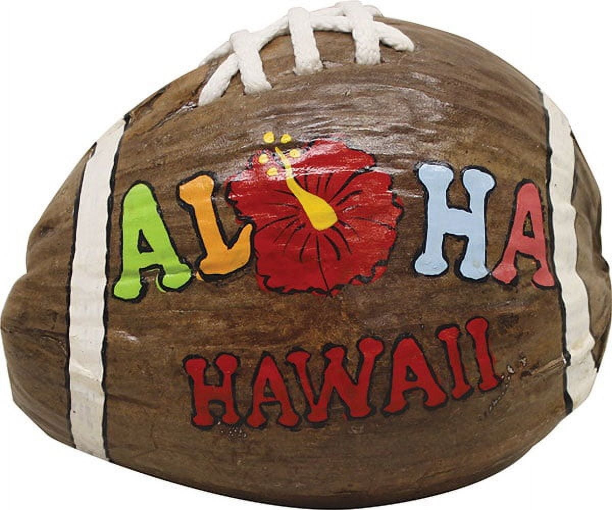 Island Imports Coconut Shaped Football Bank - Walmart.com