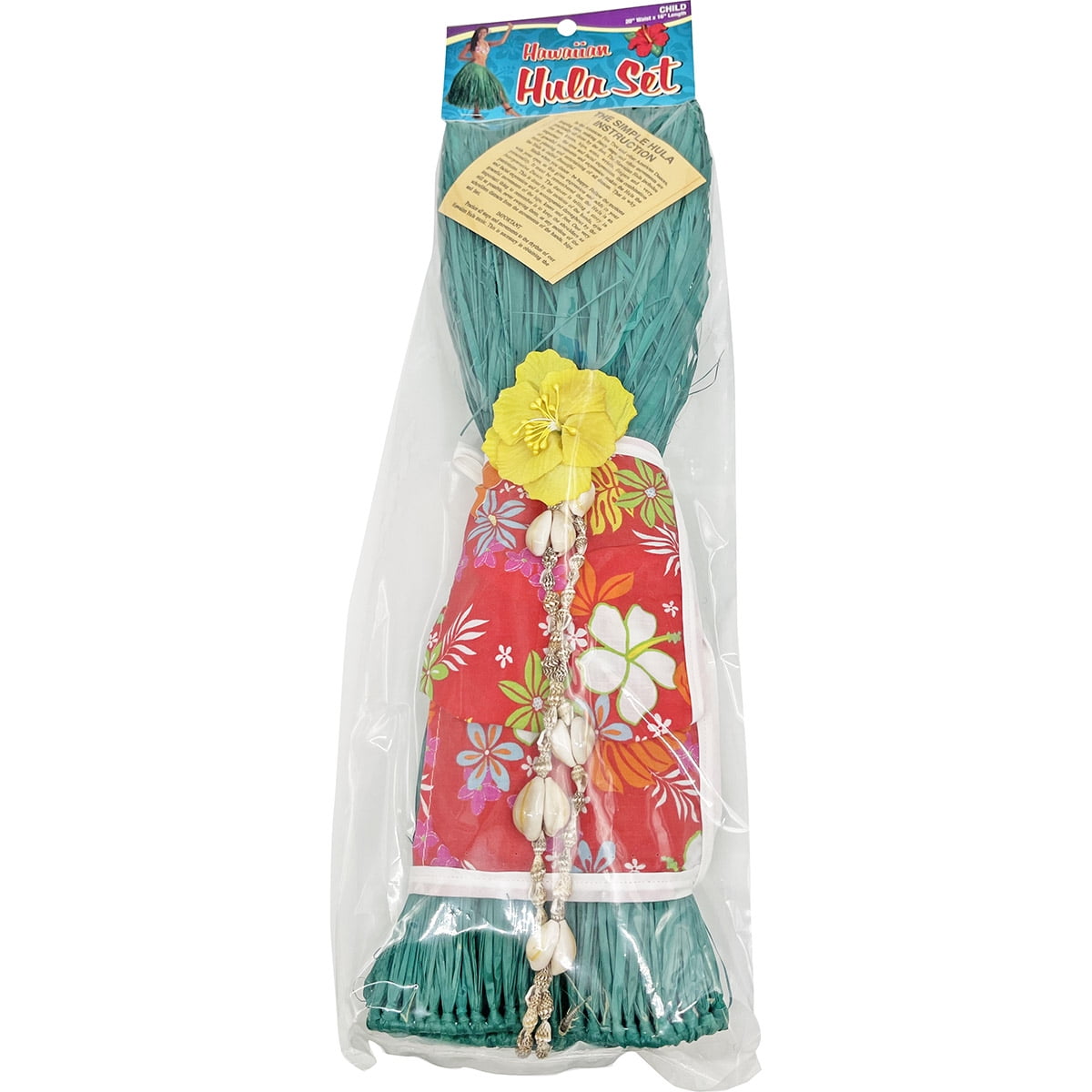 The Islander Group Green Child Hawaiian Hula Set - Walmart.com