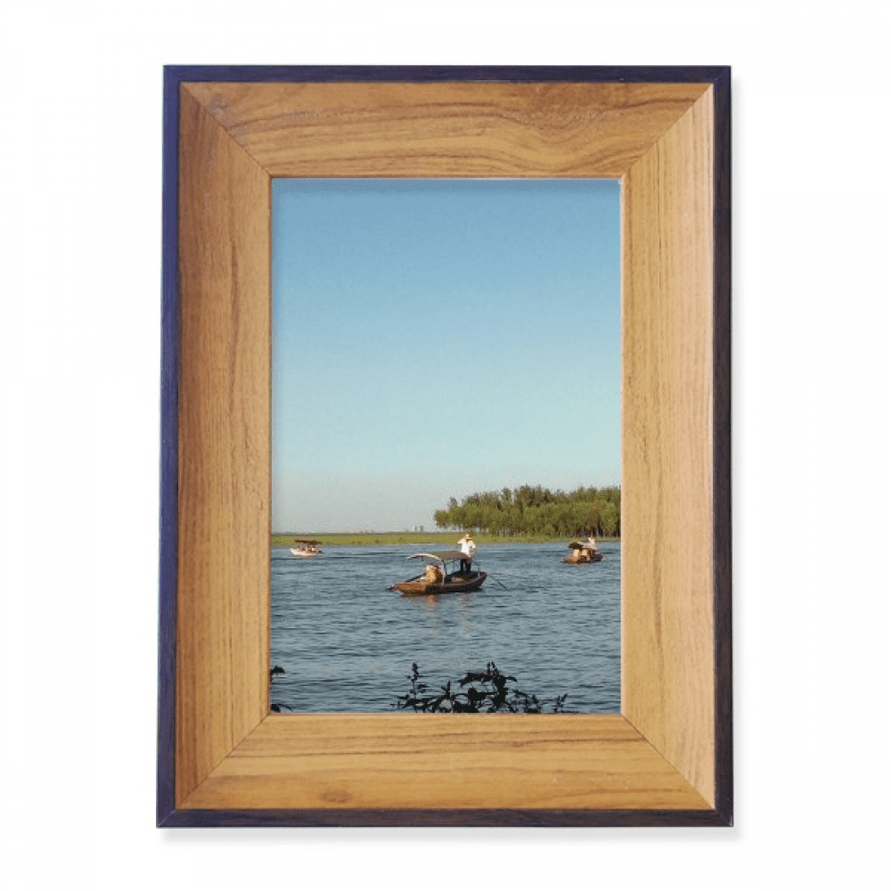 Island In The Lake Photo Frame Exhibition Display Art Desktop Painting ...