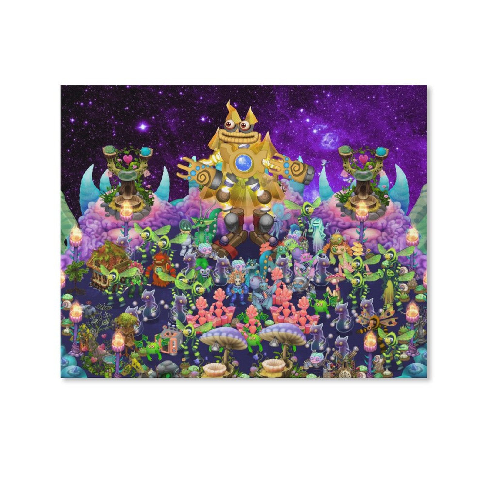 Island My Singing Monsters Decorative Painting Canvas Wall Poster Art ...