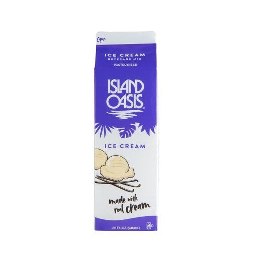 Delicious Island Oasis Natural Ice Cream Beverage Mix, 32 Fluid Ounce ...