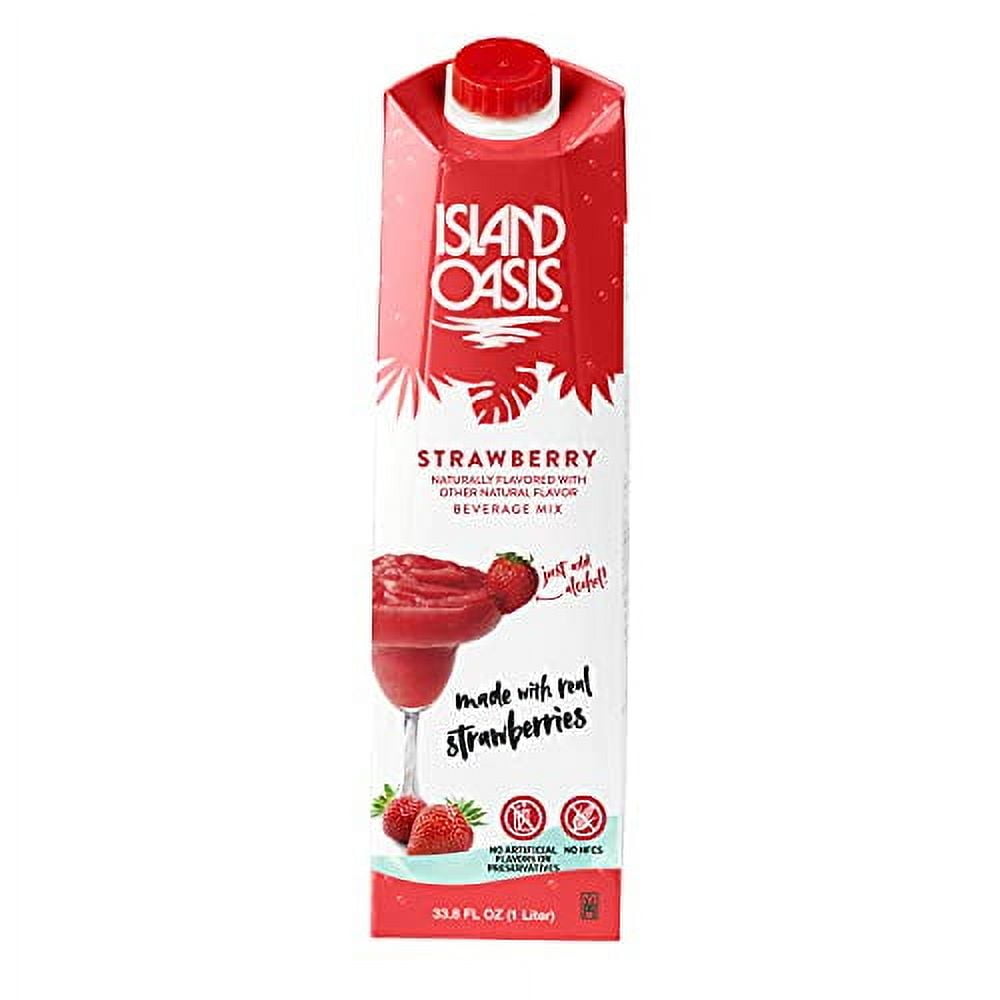 Island Oasis Strawberry Beverage Mix, 1 Liter - Walmart.com