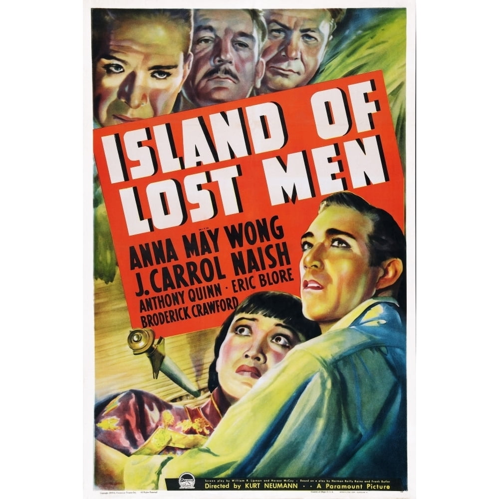 Island Of Lost Men U Movie Poster Masterprint - Walmart.com