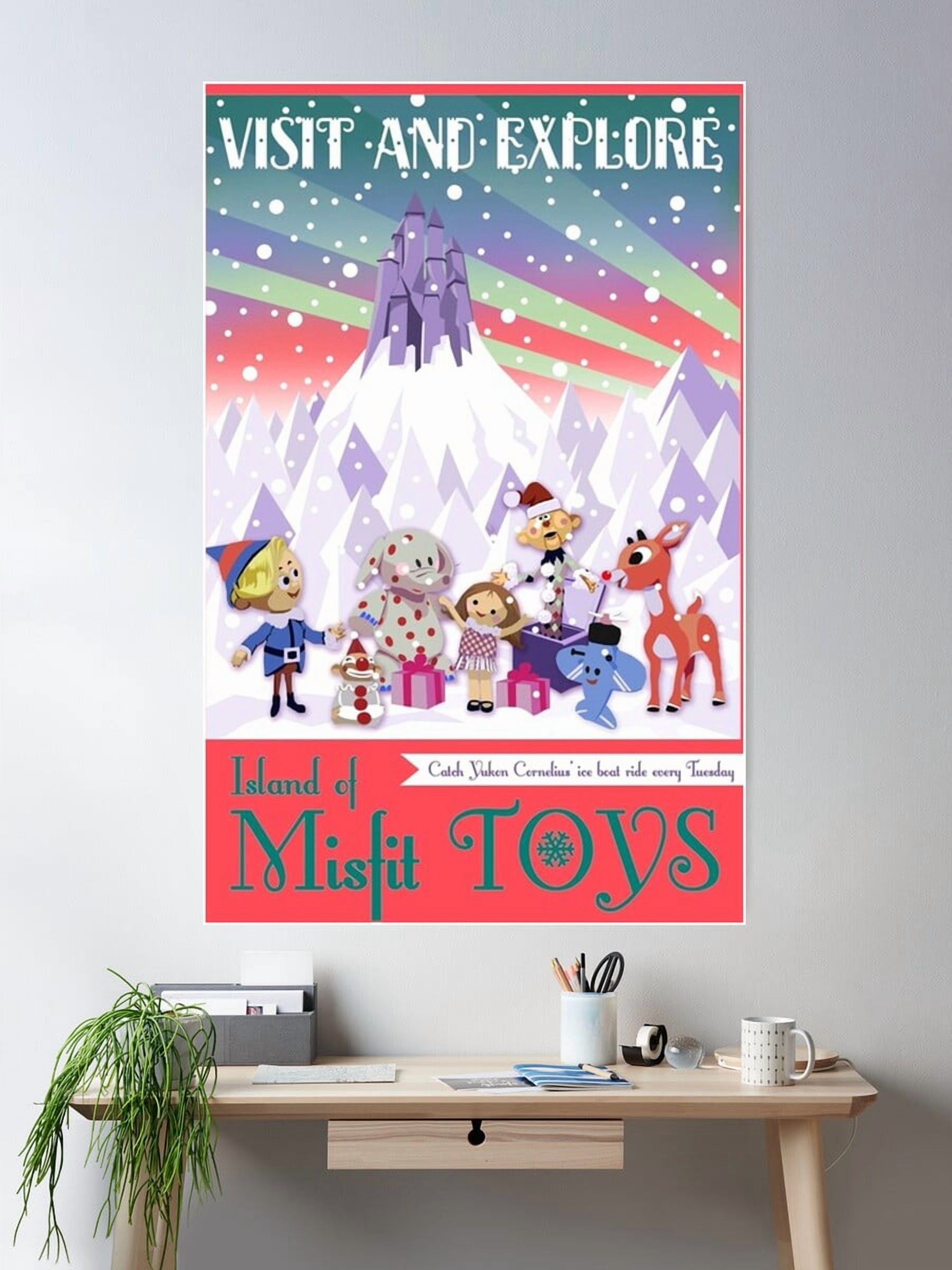 Island Of Misfit Toys Poster Wall Art, Modern Wall Decor For Living ...