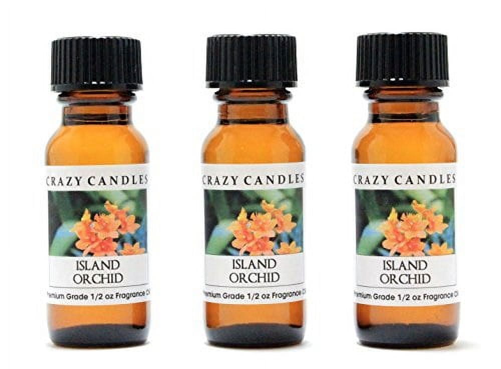 Island Orchid 3 Bottles 1/2 Fl Oz Each 15ml Premium Grade Scented ...