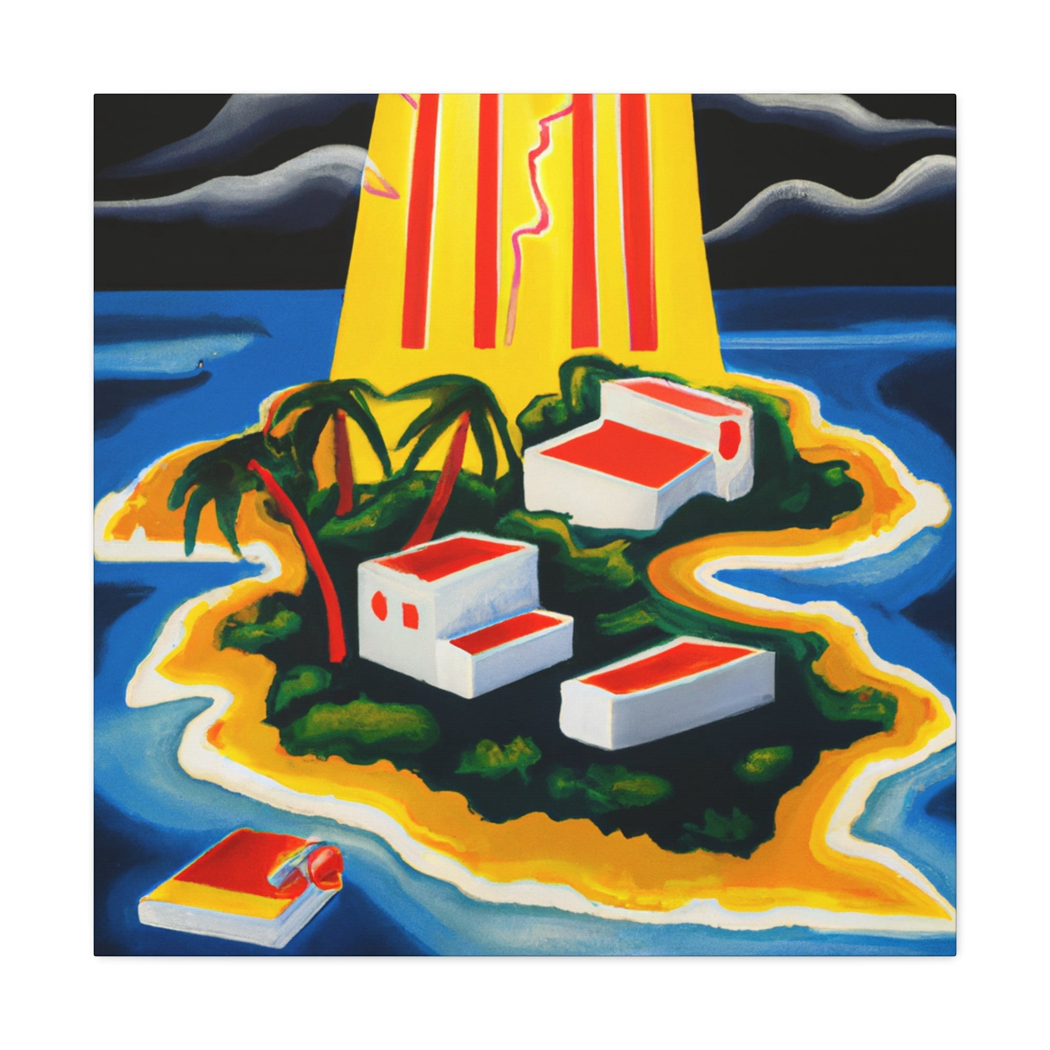 Island Paradise Deco - Canvas - Walmart.com