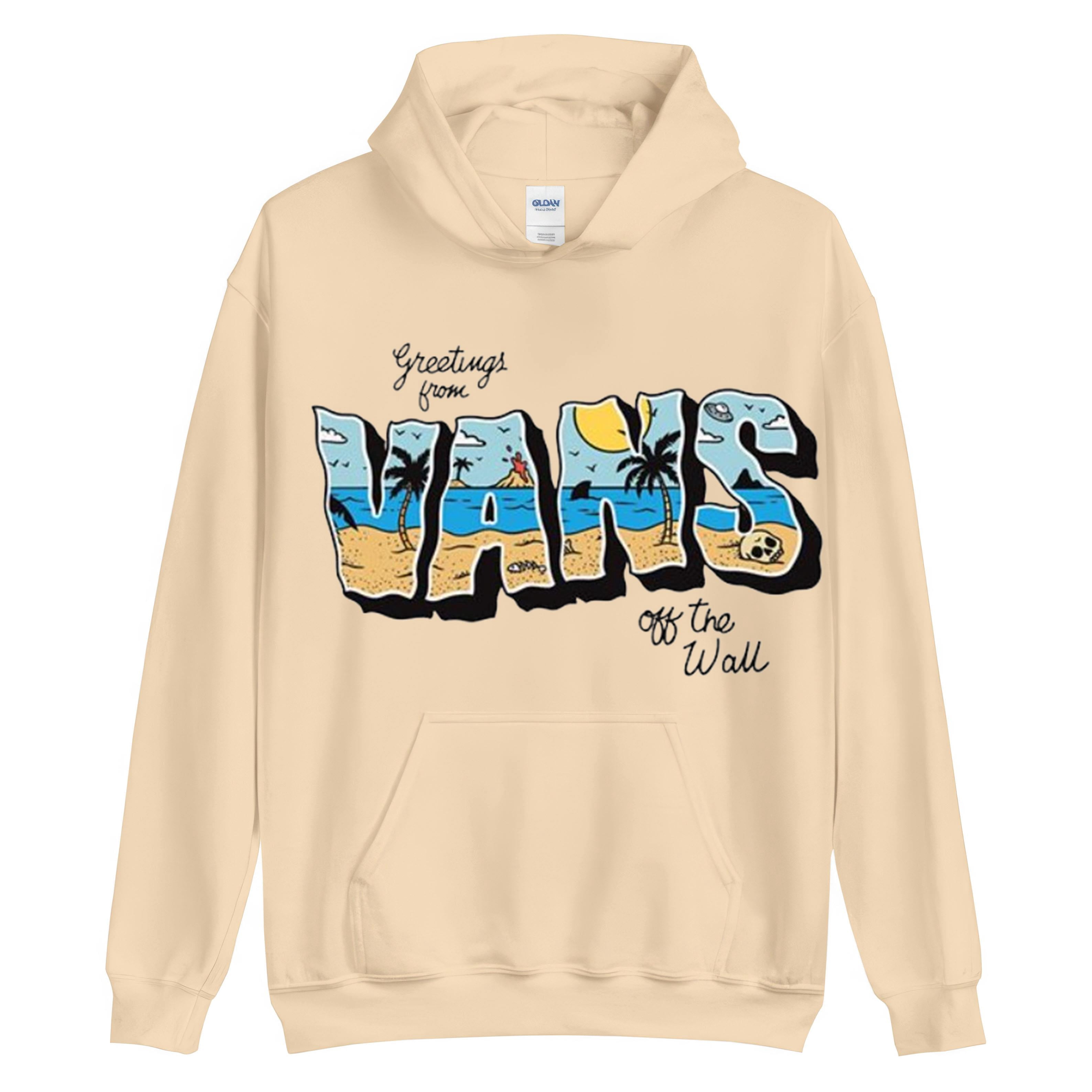 Island Paradise Graphic Design - Fun Ocean Wave Typography Shirt-C ...