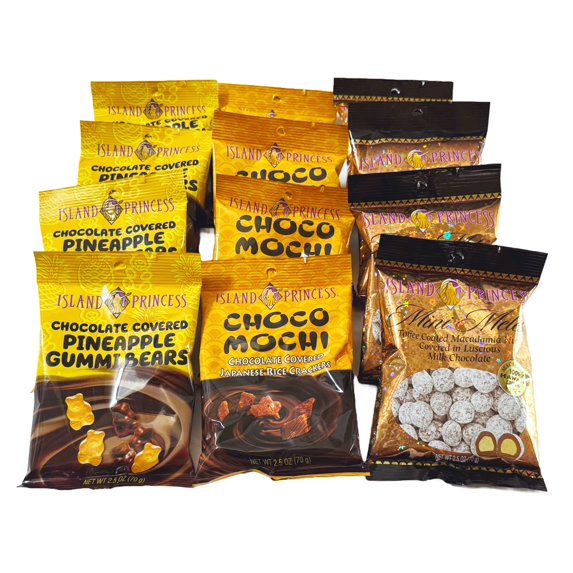 Island Princess Chocolate Candy Assortment – 12 Pack Variety (2.5 oz ...