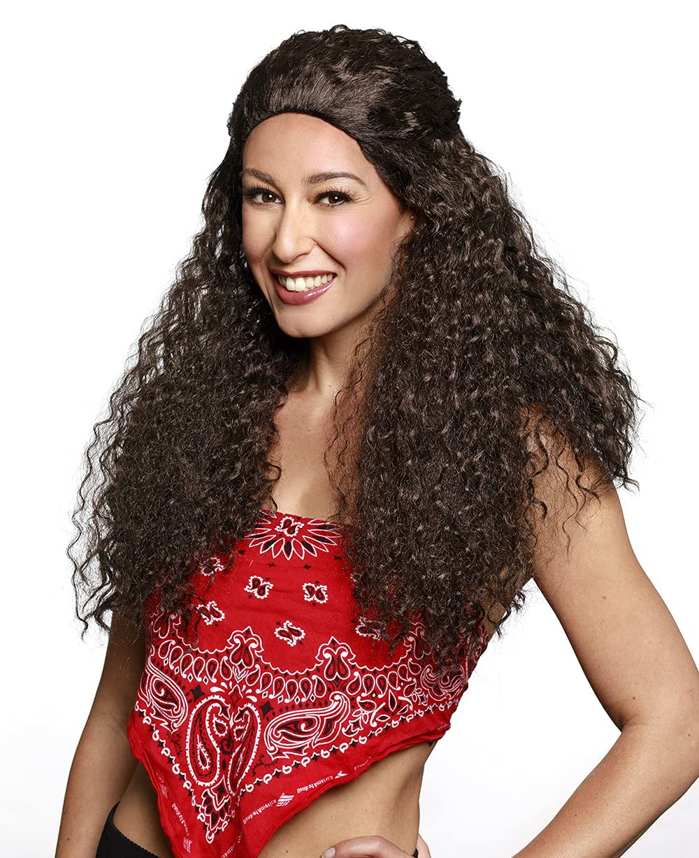 Island Princess Moana Color Dark Brown - Enigma Wigs Long Curly Water ...