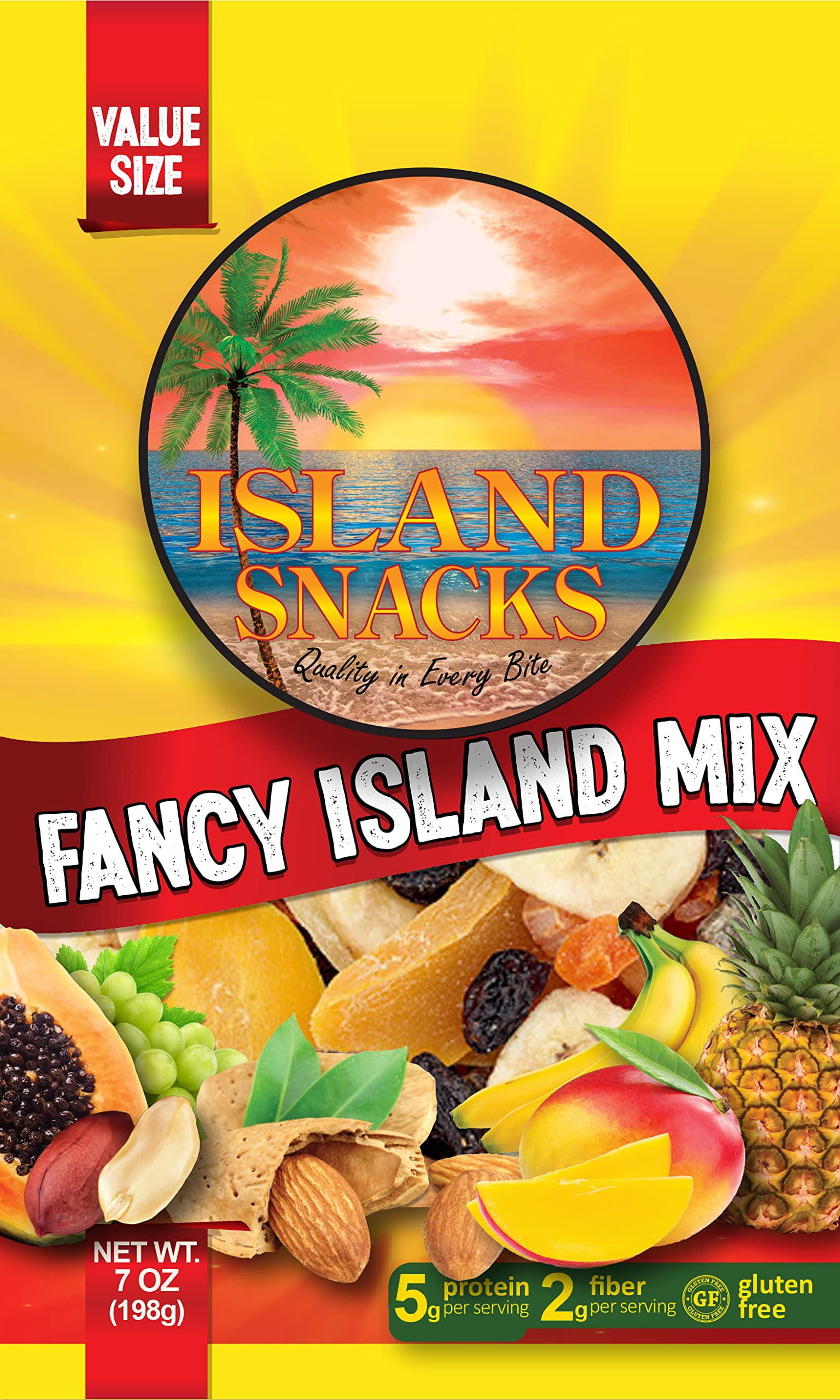 Island Snacks Fancy Island KEF16 Mix, 7-Ounce (Pack Of 6) - Walmart.com