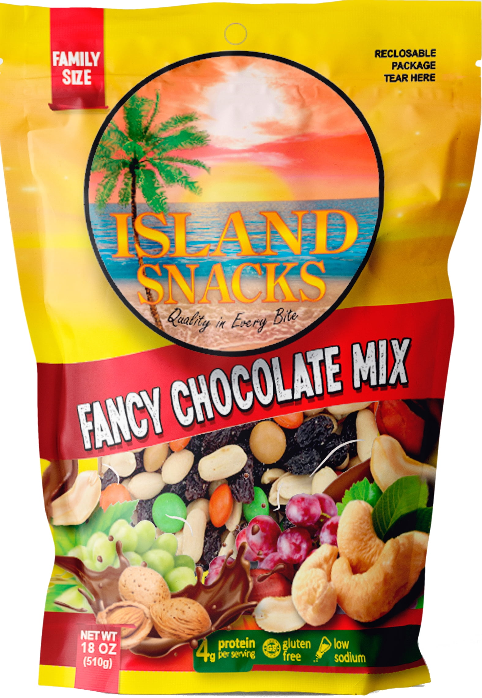 Island SnacksFS Fancy Chocolate Mix, 18 ounces - Walmart.com