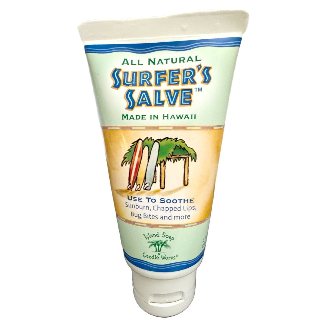Island Soap & Candle Works Surfer's Salve, 3oz Tube, Soothe Bug Bites ...