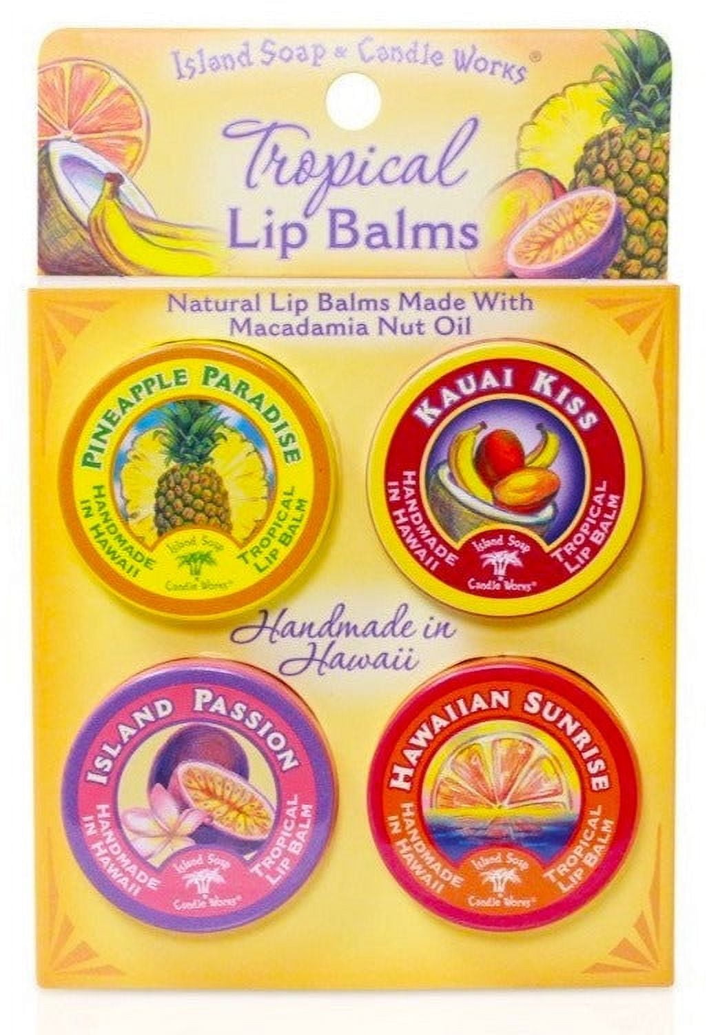 Island Soap & Candleworks Lip Balm Tin Sample Pack | All Natural ...