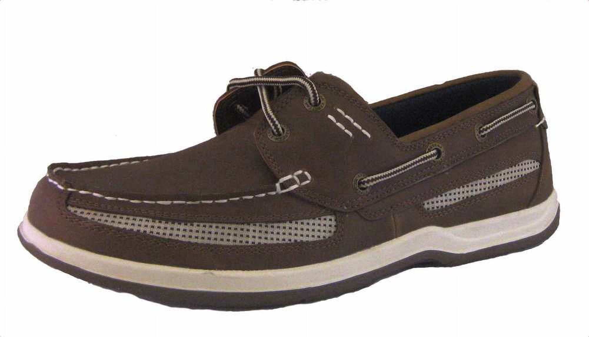 Island Surf Company COD Men's Boat Shoe Dark Brown 11011DBN (11 D ...