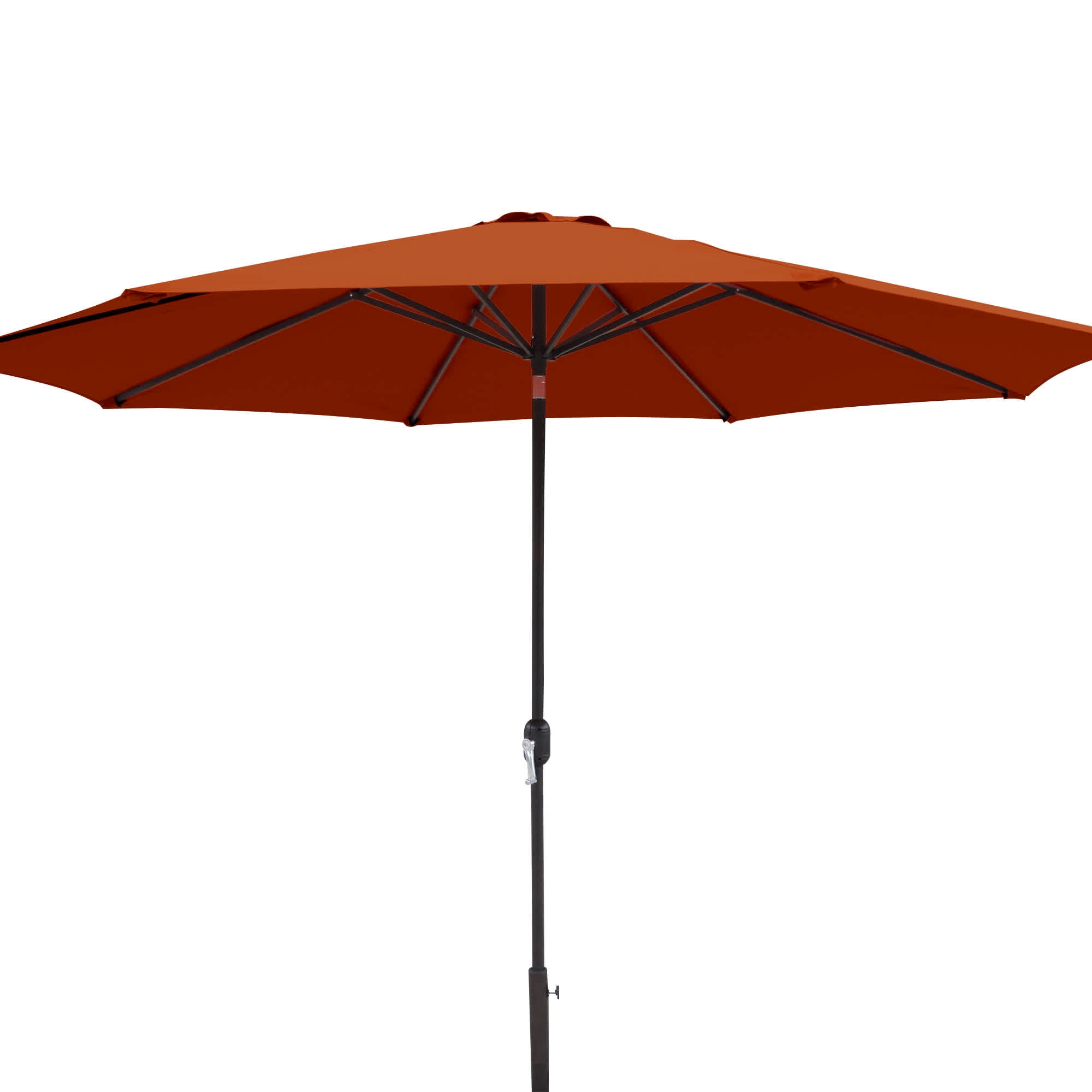 Island Umbrella Calypso 11-ft Octagonal Market Umbrella w/ Auto-Tilt in ...